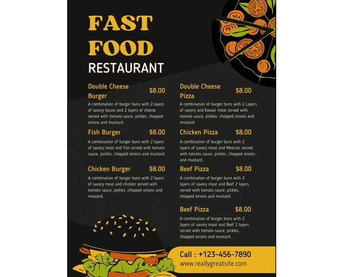 Miniature Take Out Menus - Etsy