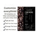 Coffee Menu Template, Customizable Coffee Menu Template, Coffee Shop ...