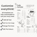 Barista Coffee Menu Template for Canva, A4 Size Editable and Printable ...