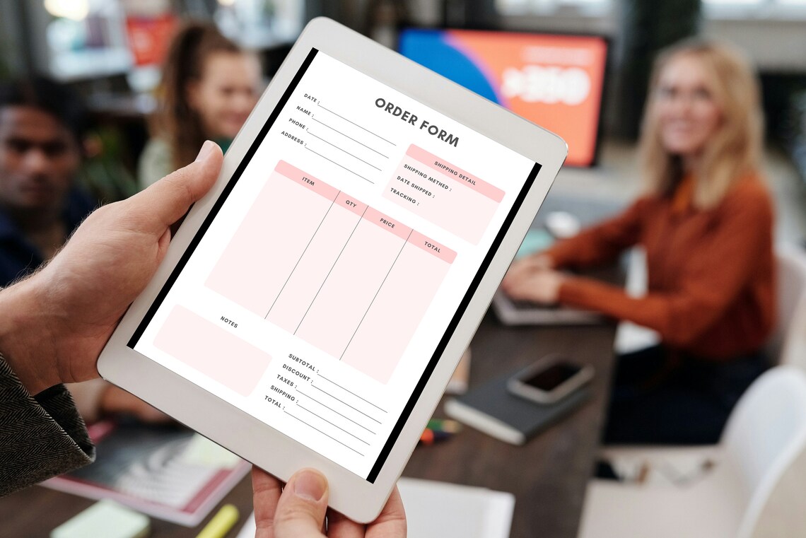 Order Form, Print Pdf Document, Order Form Template, Easy Design Order ...