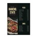 Pizza Restaurant Menu Template in Canva | Editable A4 Design | Instant ...