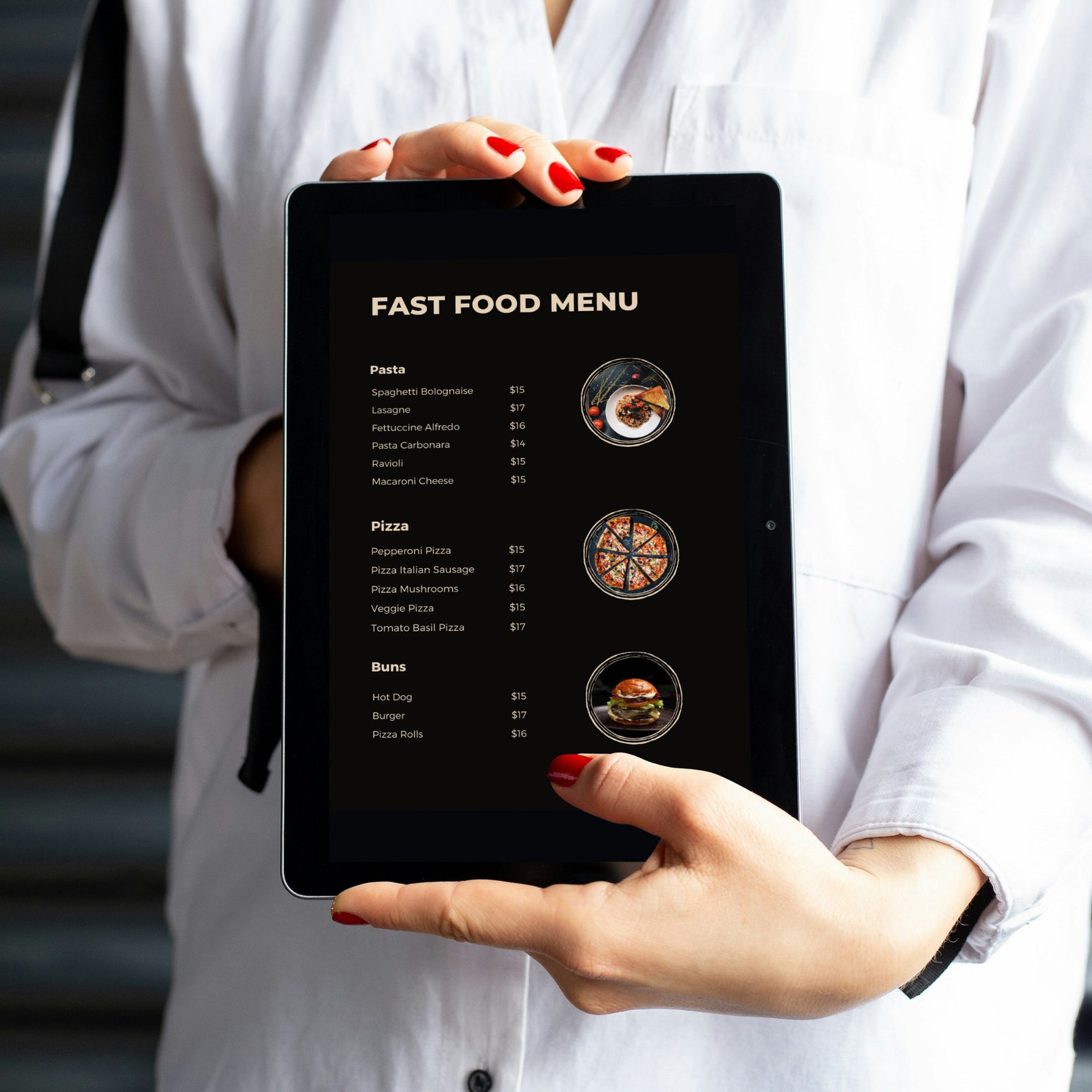 Fast Food Menu Template Editable Fast Food Menu Template A4 Size ...