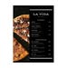 Editable Pizza Menu Template for Canva | A4 Customizable Restaurant ...