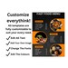 Editable Menu Template in Canva | A4 Printable Fast Food Menu | Instant ...