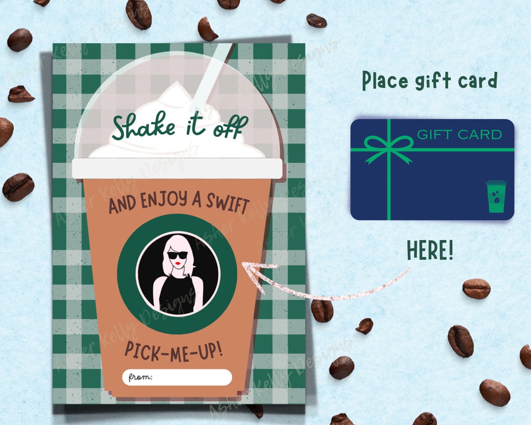 Printable Swiftie Gift Card Holder, Taylor Swift Gift, Gift Card ...