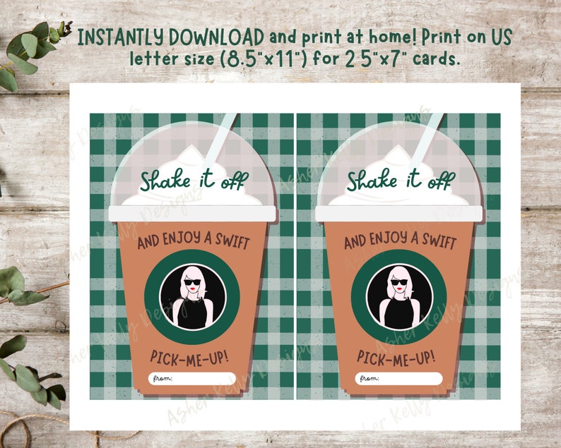 Printable Swiftie Gift Card Holder, Taylor Swift Gift, Gift Card ...