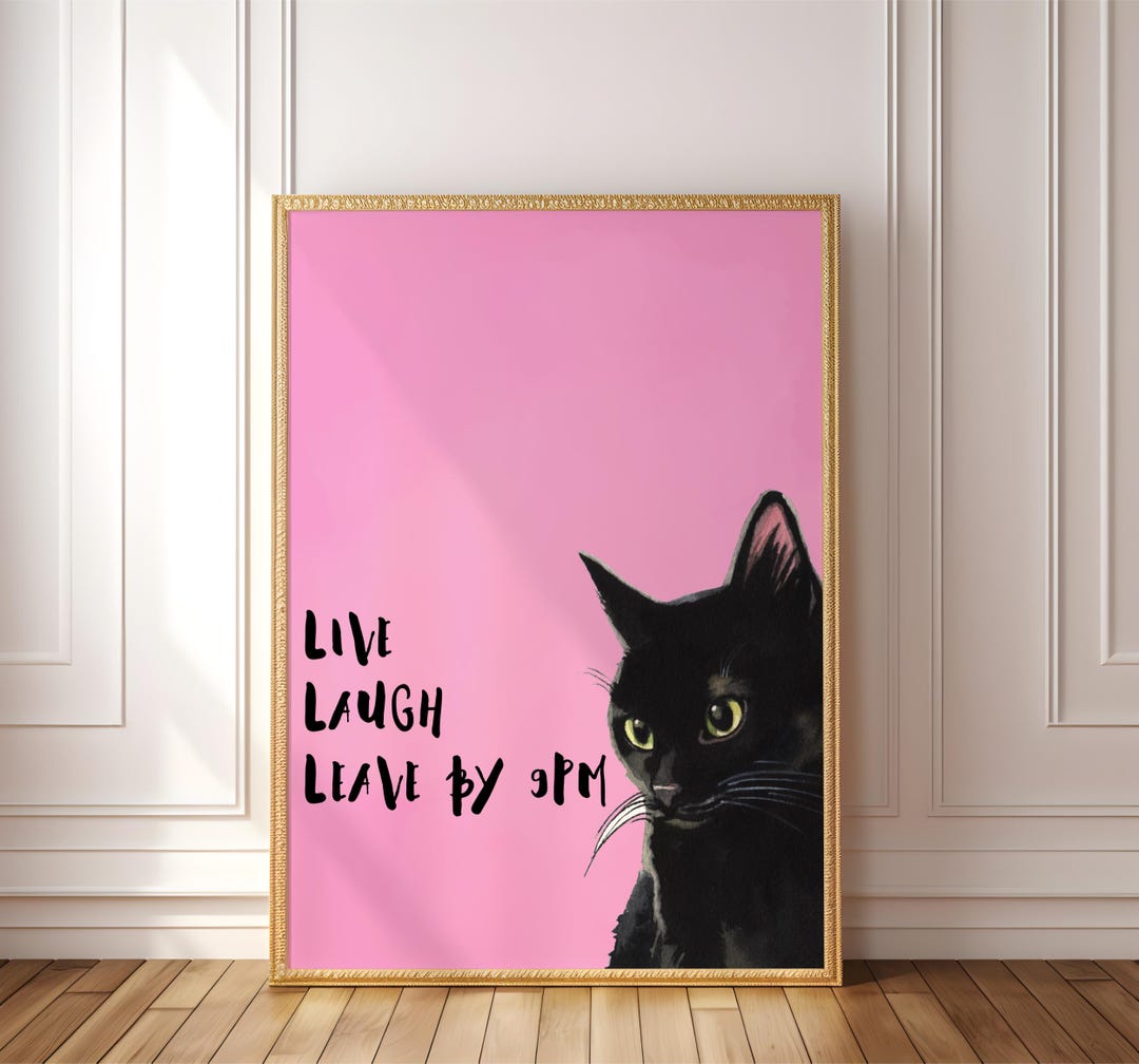Funny Cat Art Print: Sassy Cat Quote (digital Download) - Etsy