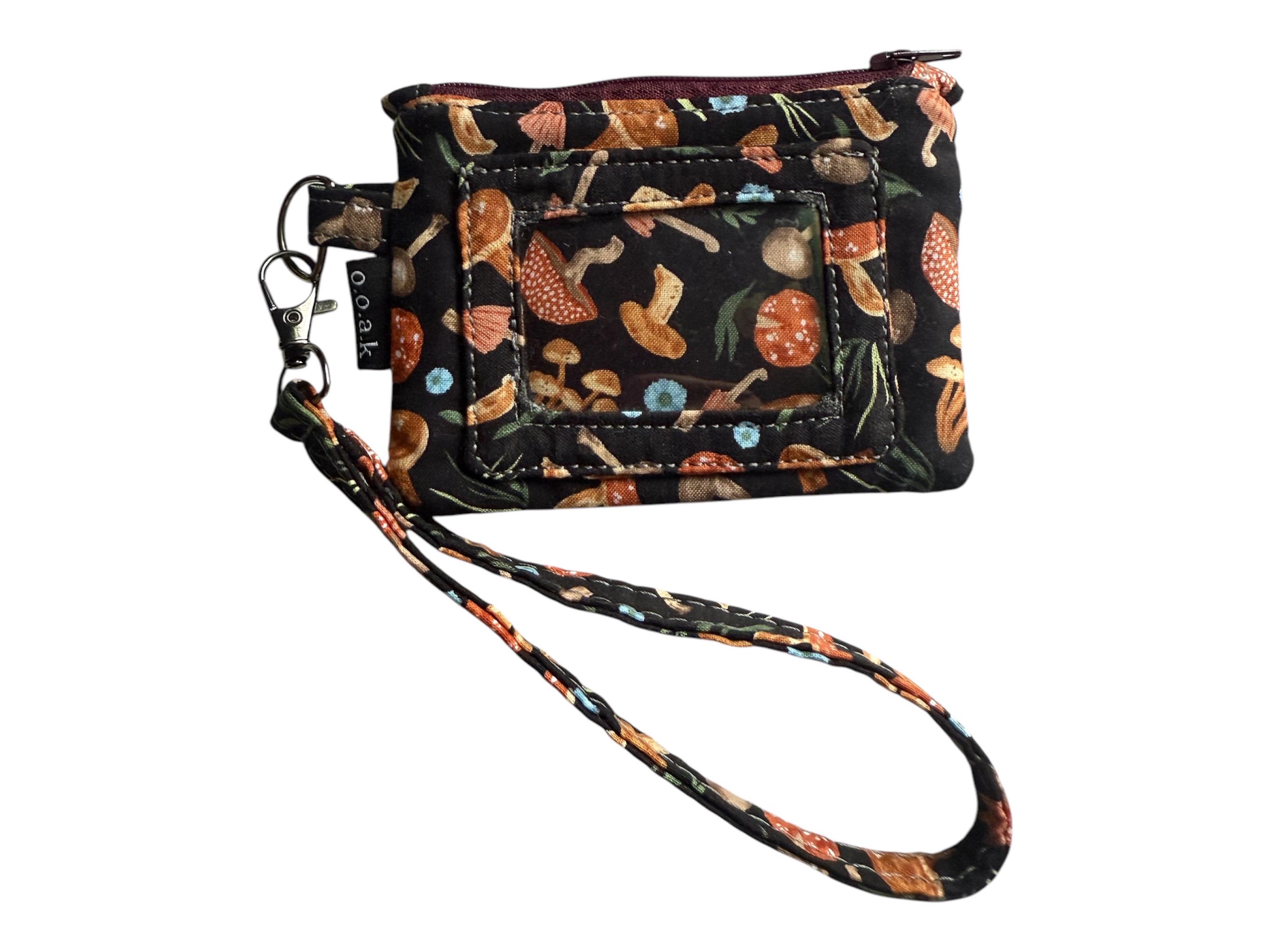Small ID Badge Wristlet, Small Wallet, Coin Pouch, Wristlet, ID Holder ...