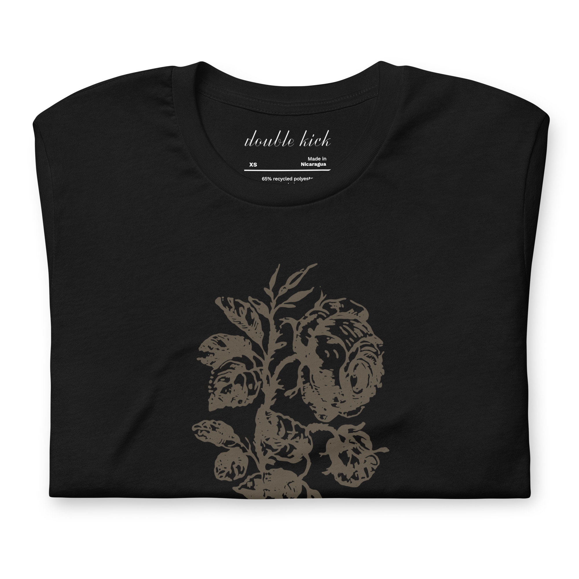 Rose T-shirt Soft Grunge Clothes Gothic Clothing Emo Outfit Floral Goth ...