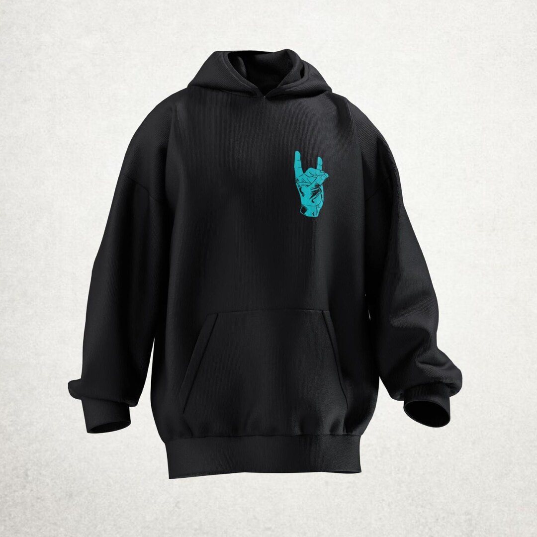 Gray Wolf Sign UNISEX OVERSIZE Hoodie - Etsy