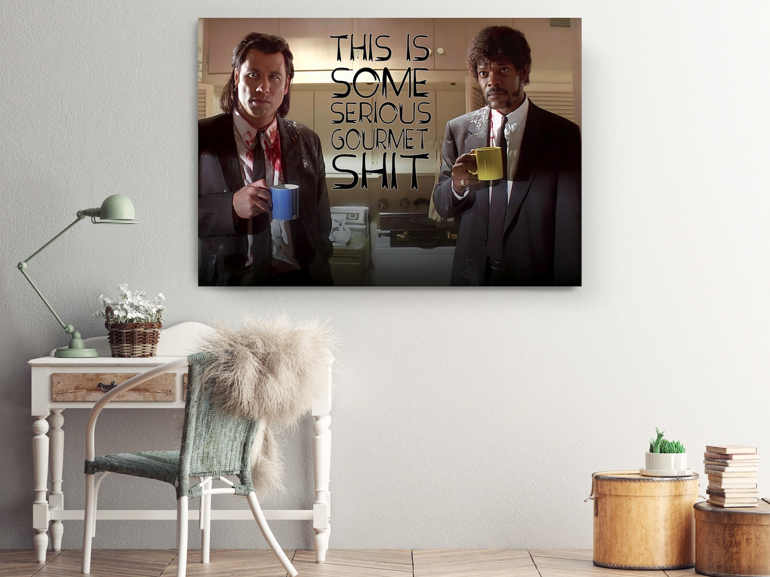 This is Some Serious Gourmet Shit Coffee Scene From Pulp Fiction Movie ...