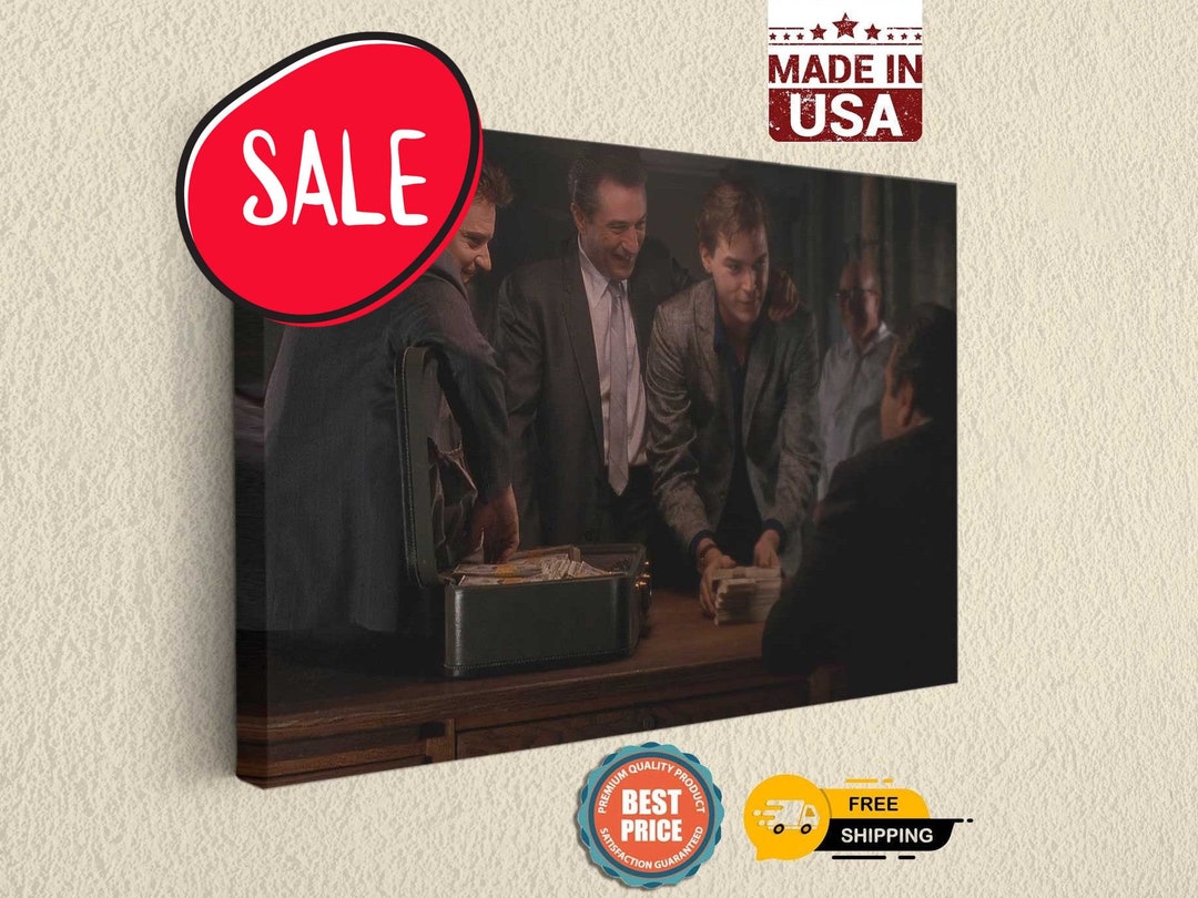 Mafia Movie-inspired Canvas – Iconic Money Scene Wall Art, Cult Crime ...