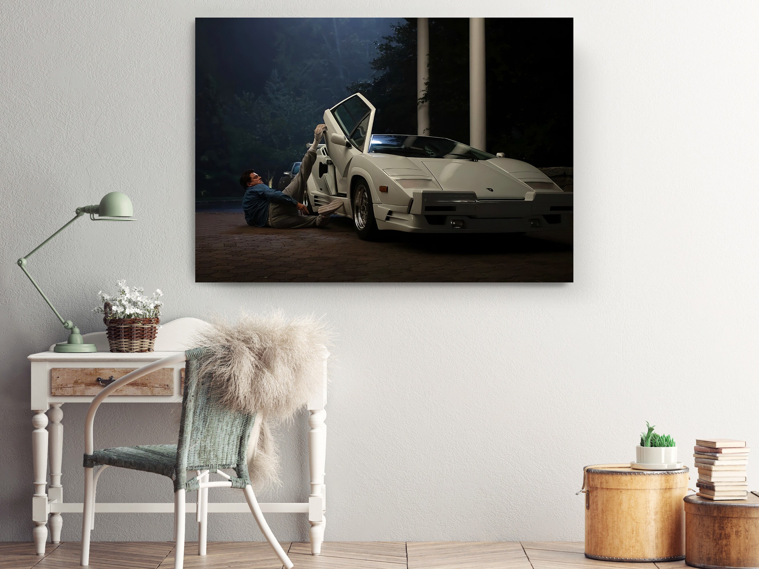 The Wolf of Wall Street Crawling to Lambo Scene Canvas Movie ...