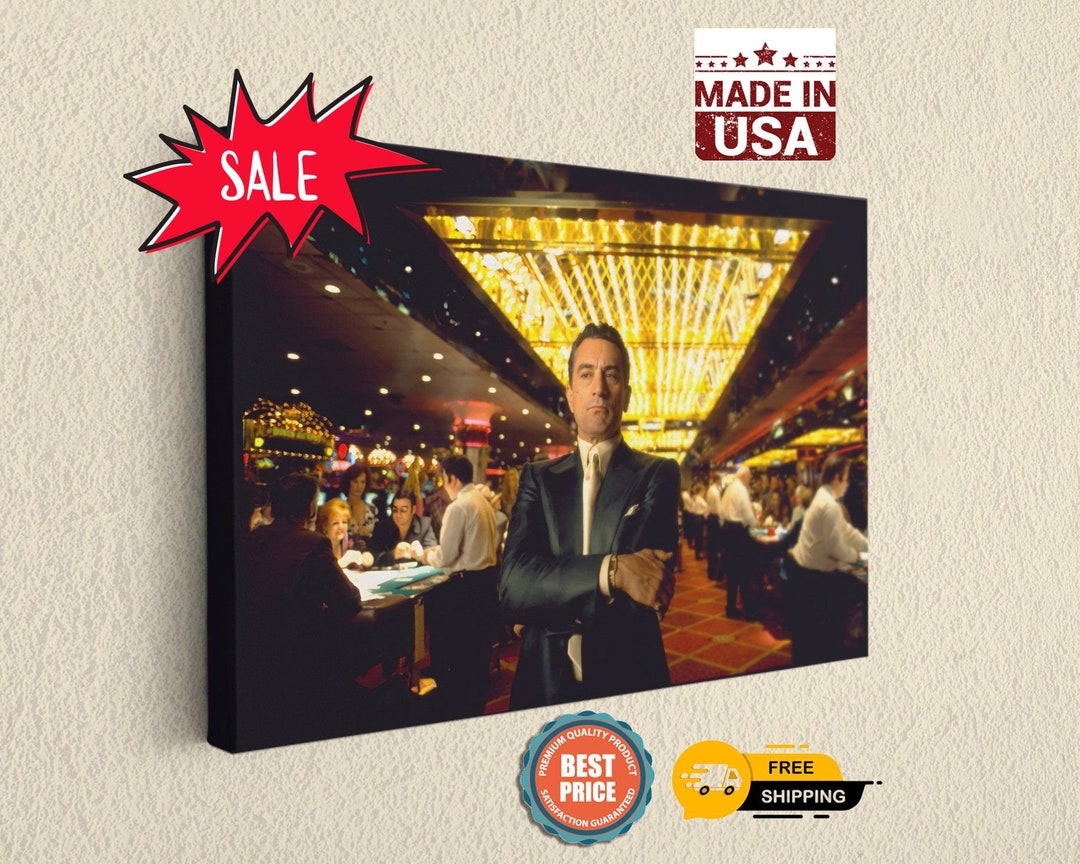 Casino Robert De Niro as Ace Rothstein Stands in Tangiers Casino Movie ...