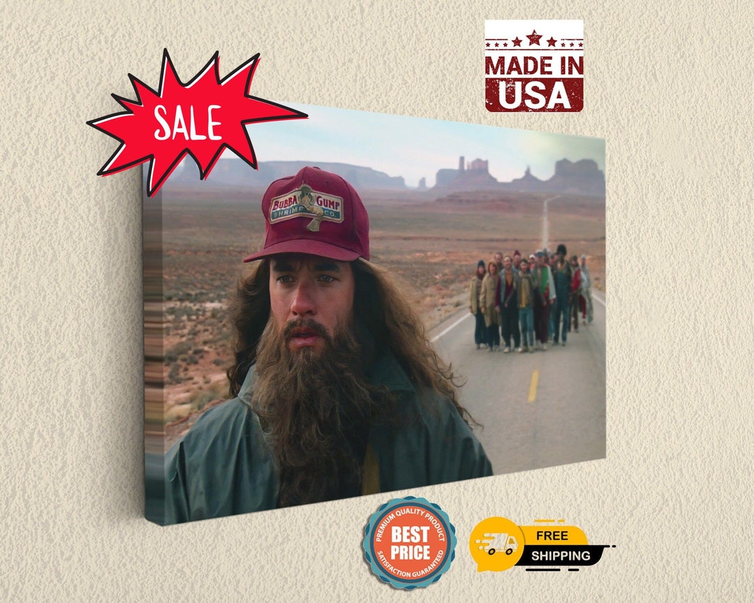 Forrest Gump Stops Running Movie Photography Art Canvas Wall Decor ...