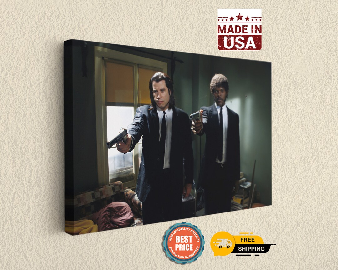 Handmade Movie Scene Canvas Art: Pulp Fiction Photography - Etsy
