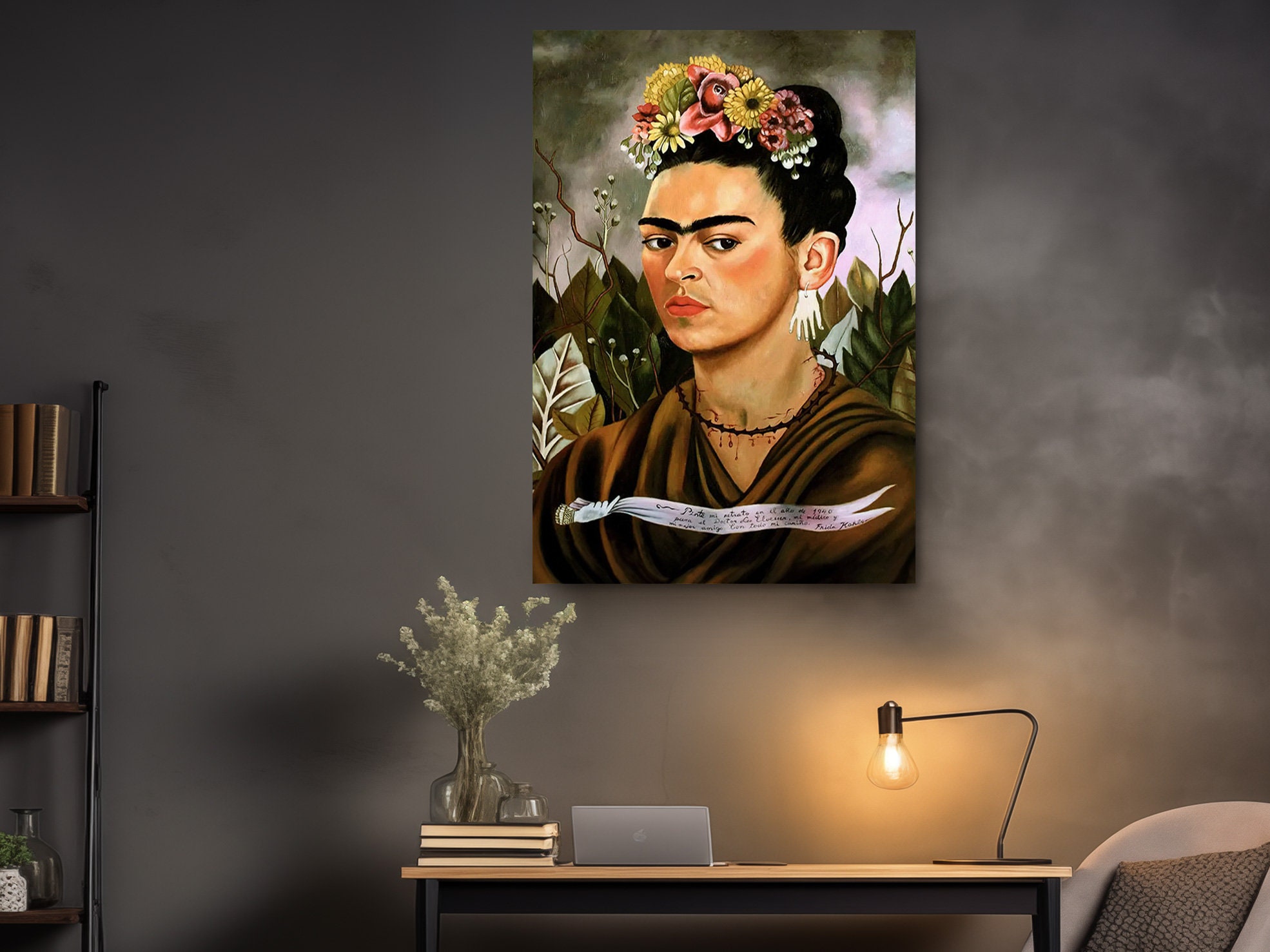 Frida Kahlo Self Portrait Painting Reproduction Prints Mexican ...