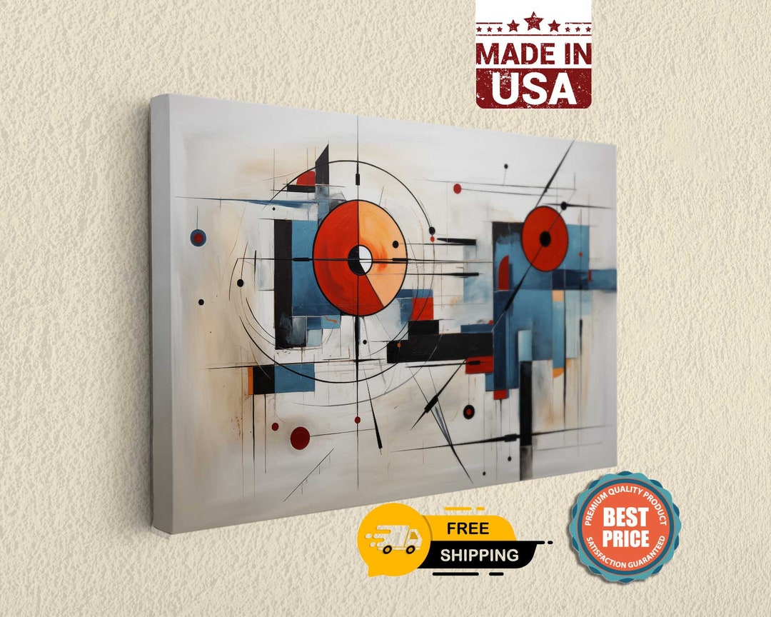 Constructivist White Abstract Geometric Art Contemporary Art Abstract ...