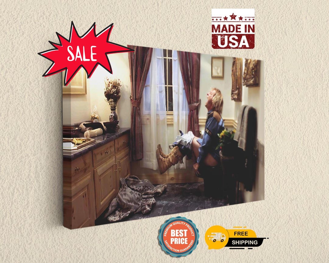 Funny Bathroom Scene on Canvas Print Dumb and Dumber Screen-shot ...