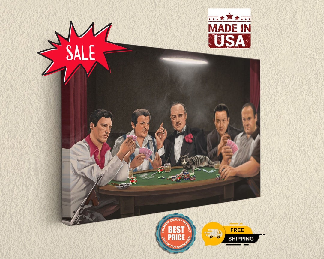 Mafia Movie Character Play Poker Special Drawing License Art by RGOK ...