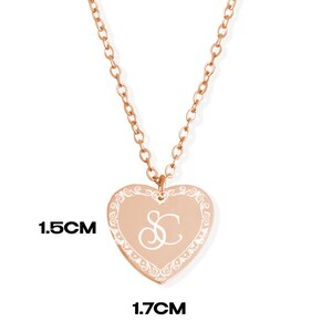 Sabrina Carpenter Inspired Heart Logo Pendant Necklace - Etsy