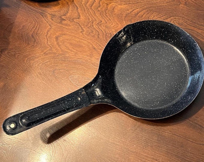 Rare Graniteware Cowboy Cold Handle Skillet #40 - Etsy