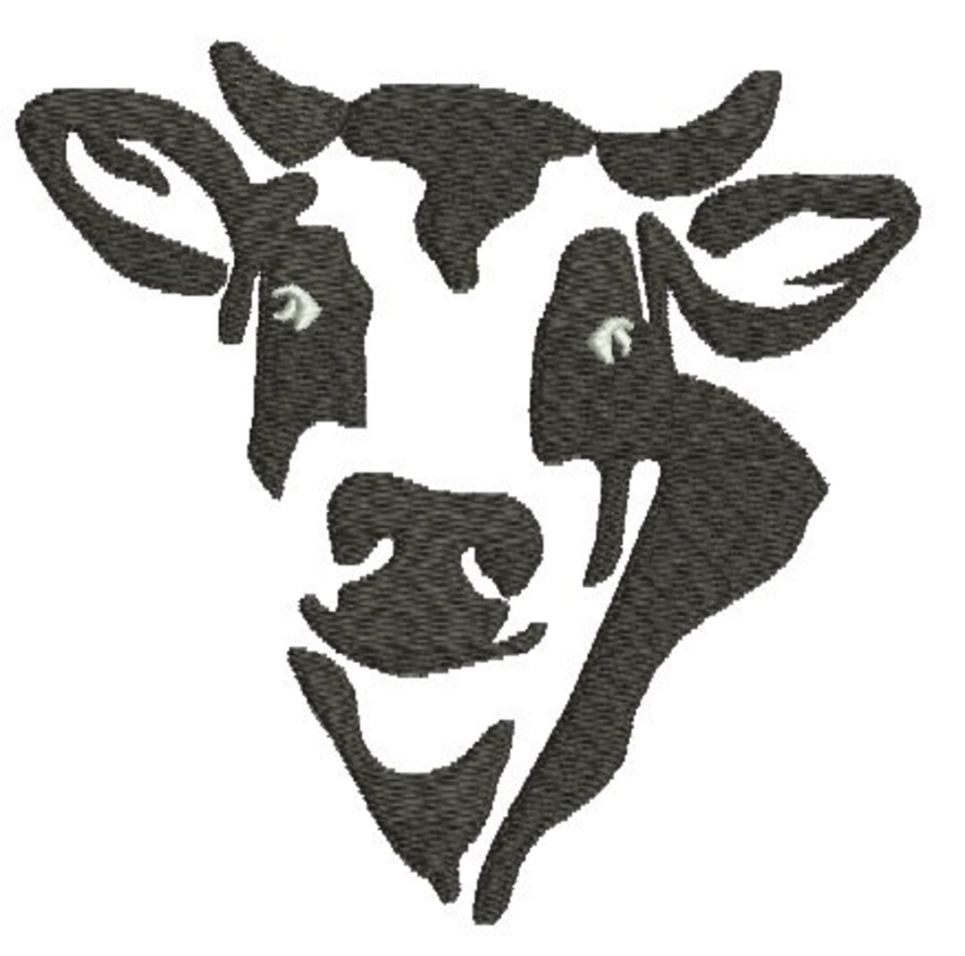 Cow Machine Embroidery Design, This is Not a Real Product, These Are ...