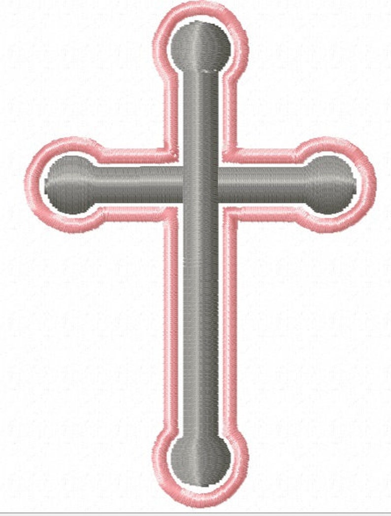 Christian Cross Machine Embroidery Design This is Not a Real - Etsy