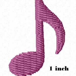Music Note Machine Embroidery Design, This is Not a Real Product, These ...