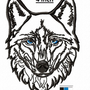 Wolf Machine Embroidery Design, This is Not a Real Product, These Are ...