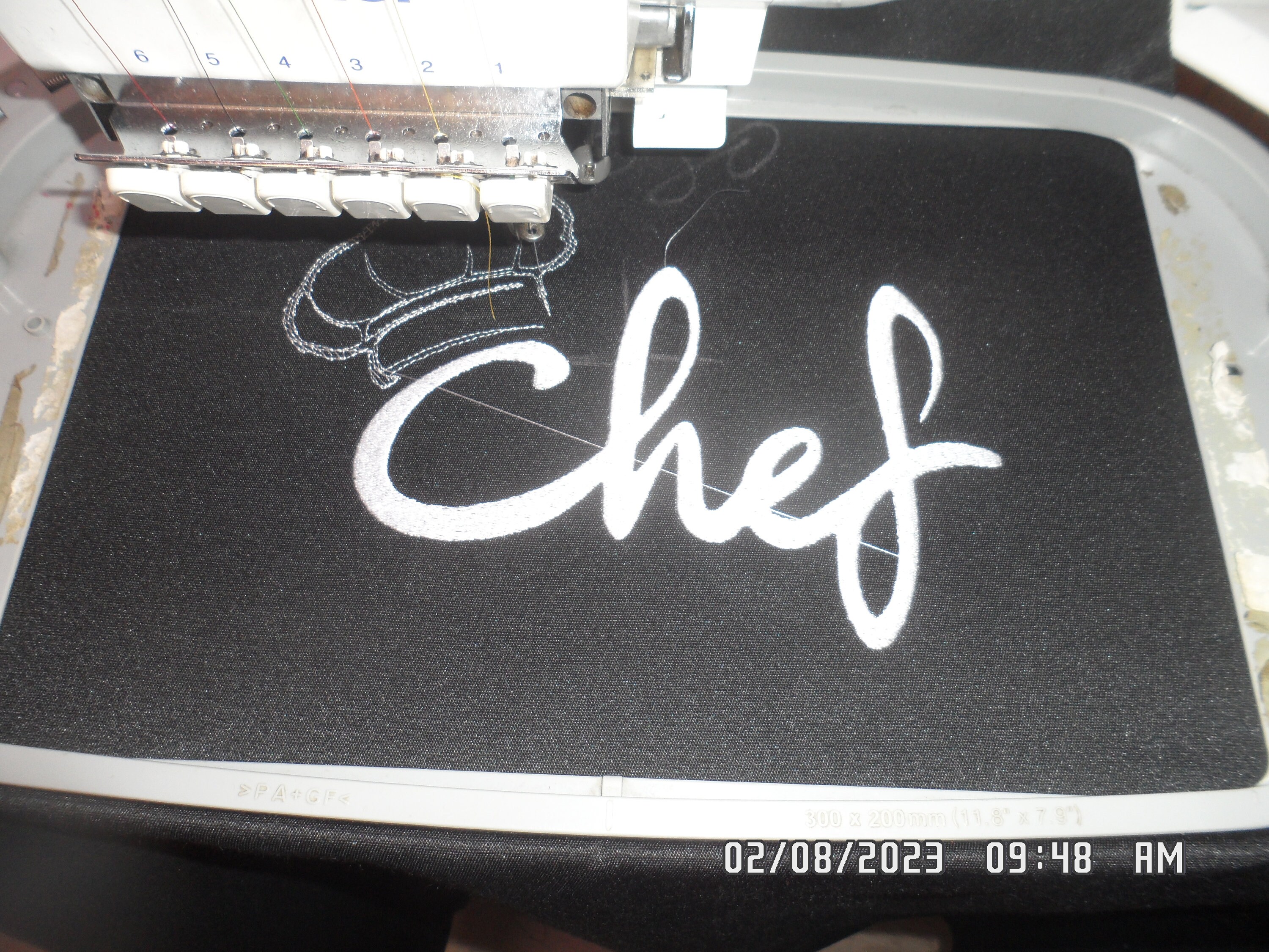 Chef Machine Embroidery Design, This is Not a Real Product, These Are ...