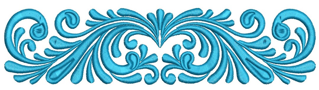 Border Pattern Machine Embroidery Design, This is Not a Real Product ...