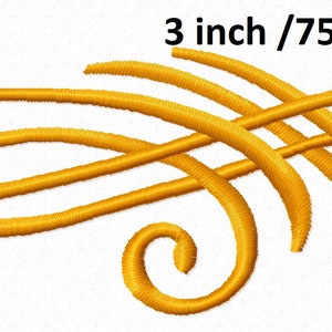 Curlicue Border for Monogram Machine Embroidery Design, This is Not a ...