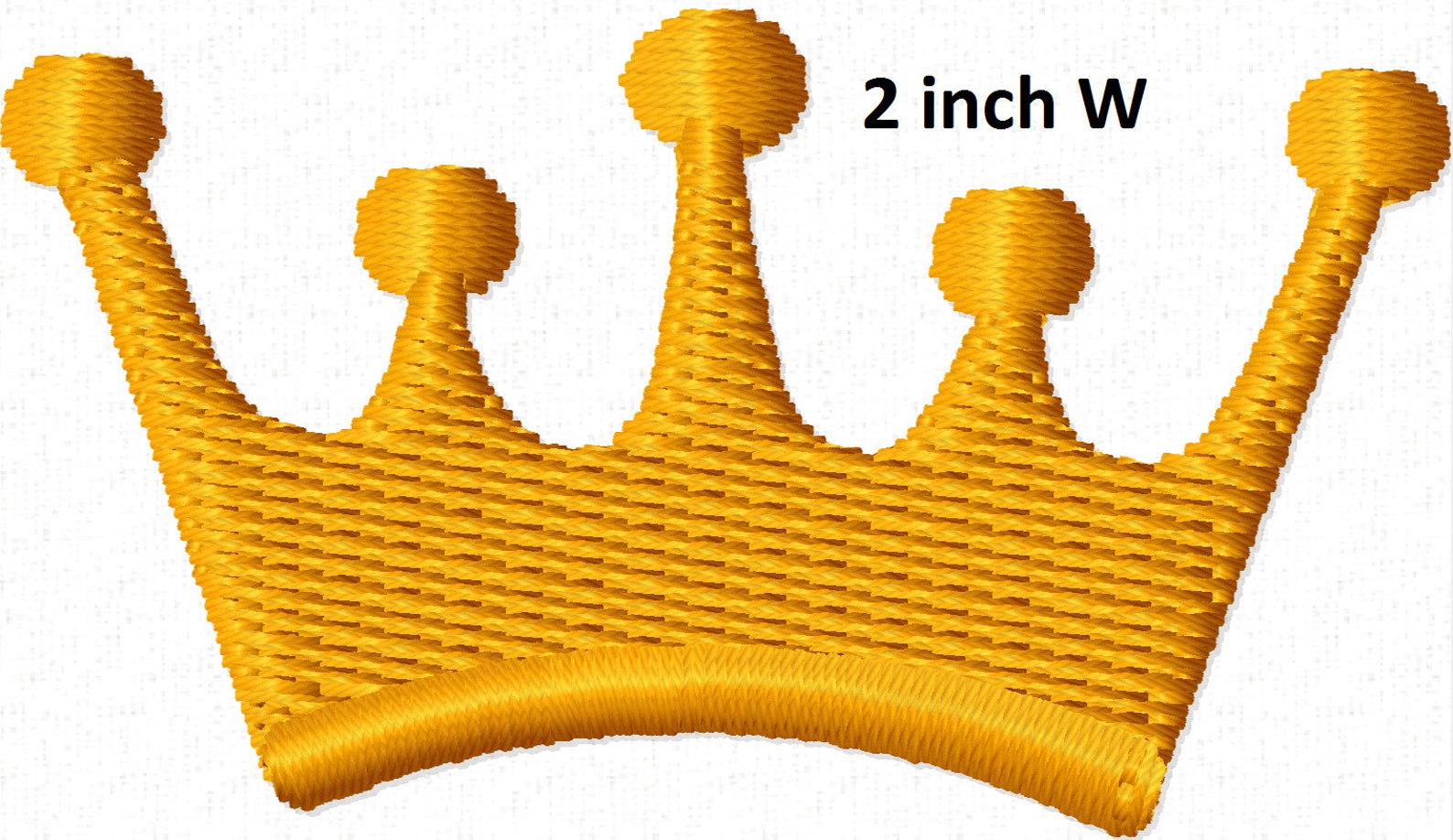 Mini Crown Machine Embroidery Design (digital Files) - Etsy
