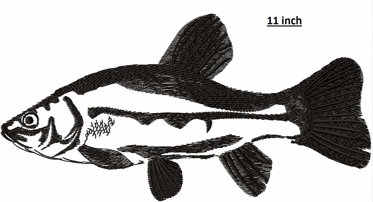 Tench Fish Machine Embroidery Design Instant Download, This is Not a ...