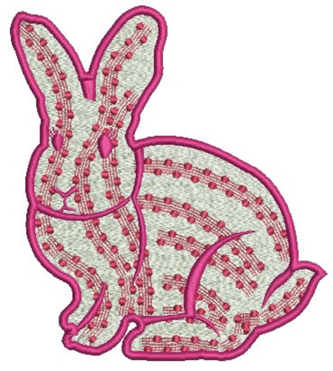 Easter Bunny Machine Embroidery Design, This is Not a Real Product ...