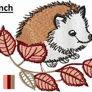Hedgehog Machine Embroidery Design, This is Not a Real Product, These ...