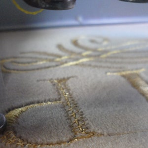 VIP Crown Embroidery Design, Lace Curlicue Inscription (digital Files ...