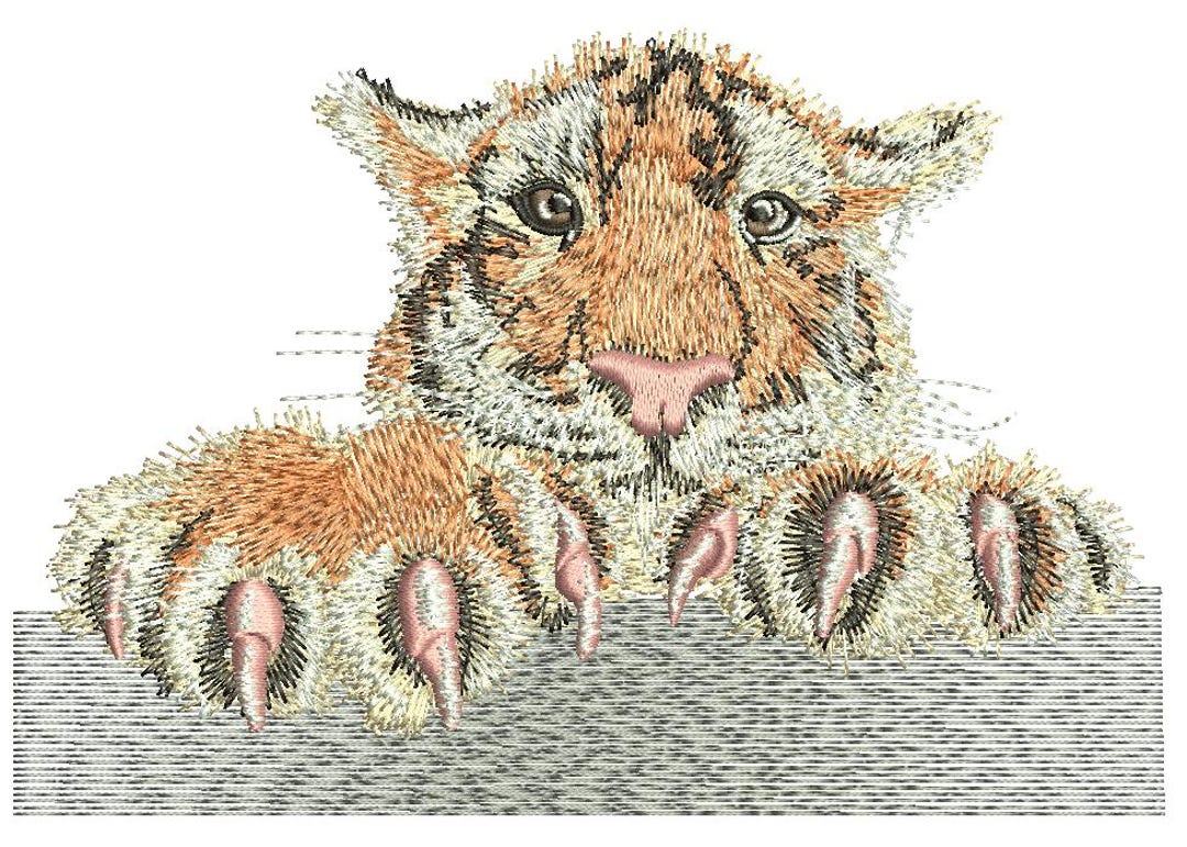 Tiger Machine Embroidery Design - Tested, Instantly Download, This is ...