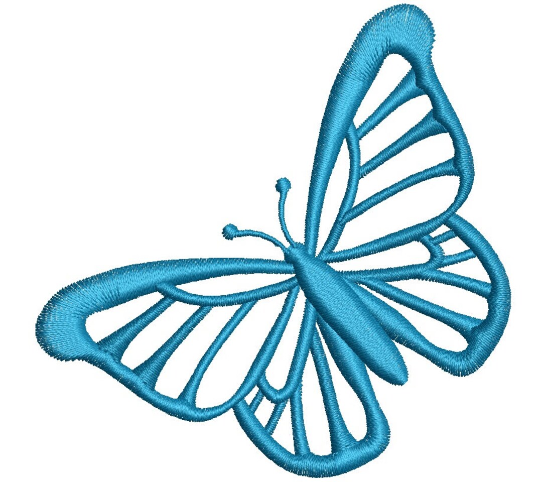 Butterfly Machine Embroidery Design, This is Not a Real Product, These ...