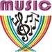 Rainbow Treble Clef, Music, Notes Machine Embroidery Design, This is ...