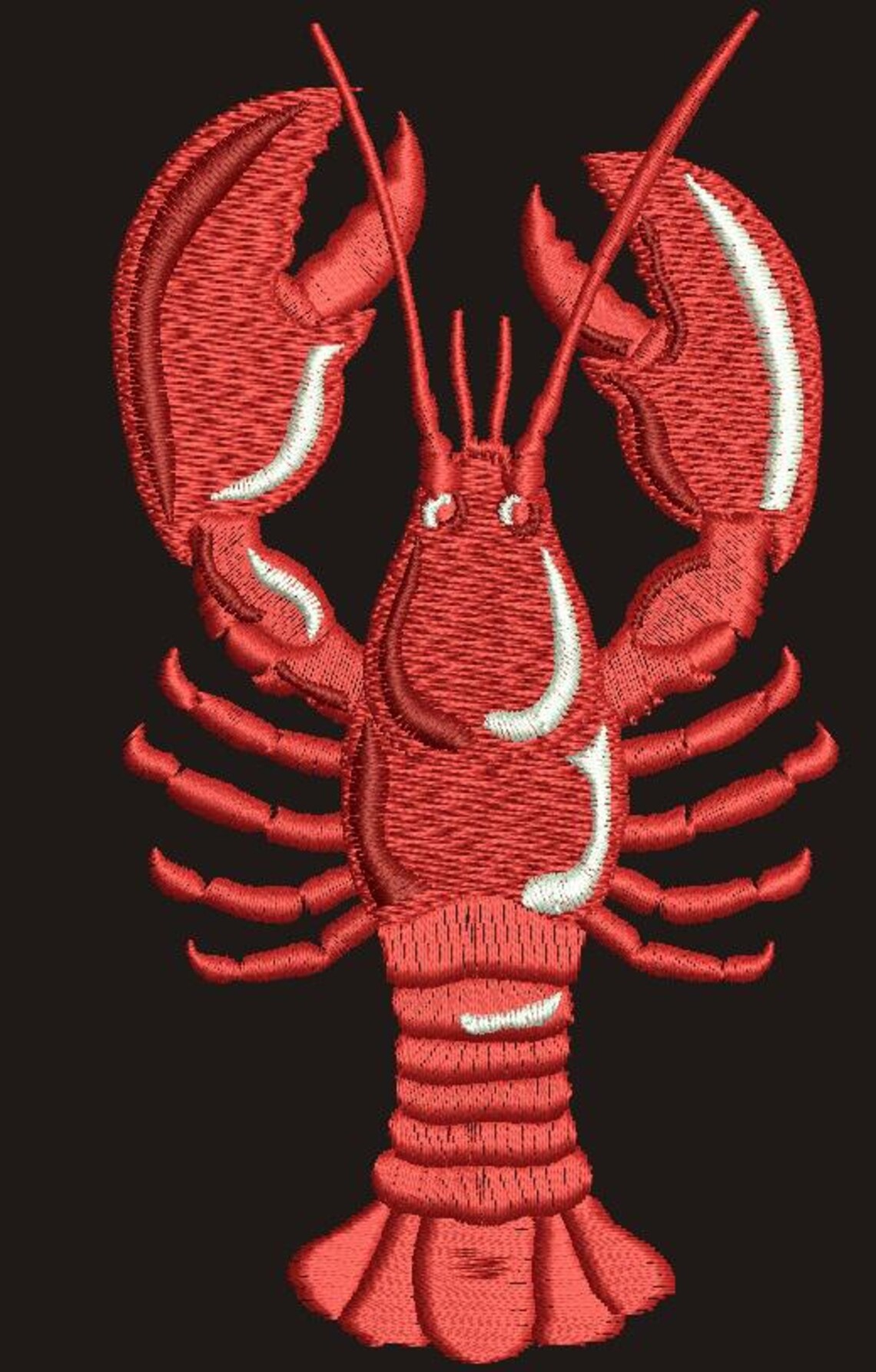 Lobster Machine Embroidery Design - Etsy