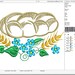 Bread and Wildflowers Machine Embroidery Design (digital Files) - Etsy