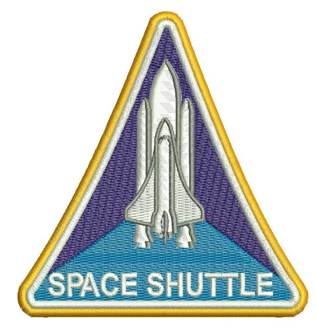 Nasa Space Shuttle Machine Embroidery Design - Etsy