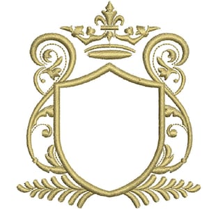 Monogram Frame Machine Embroidery Design, This is Not a Real Product ...