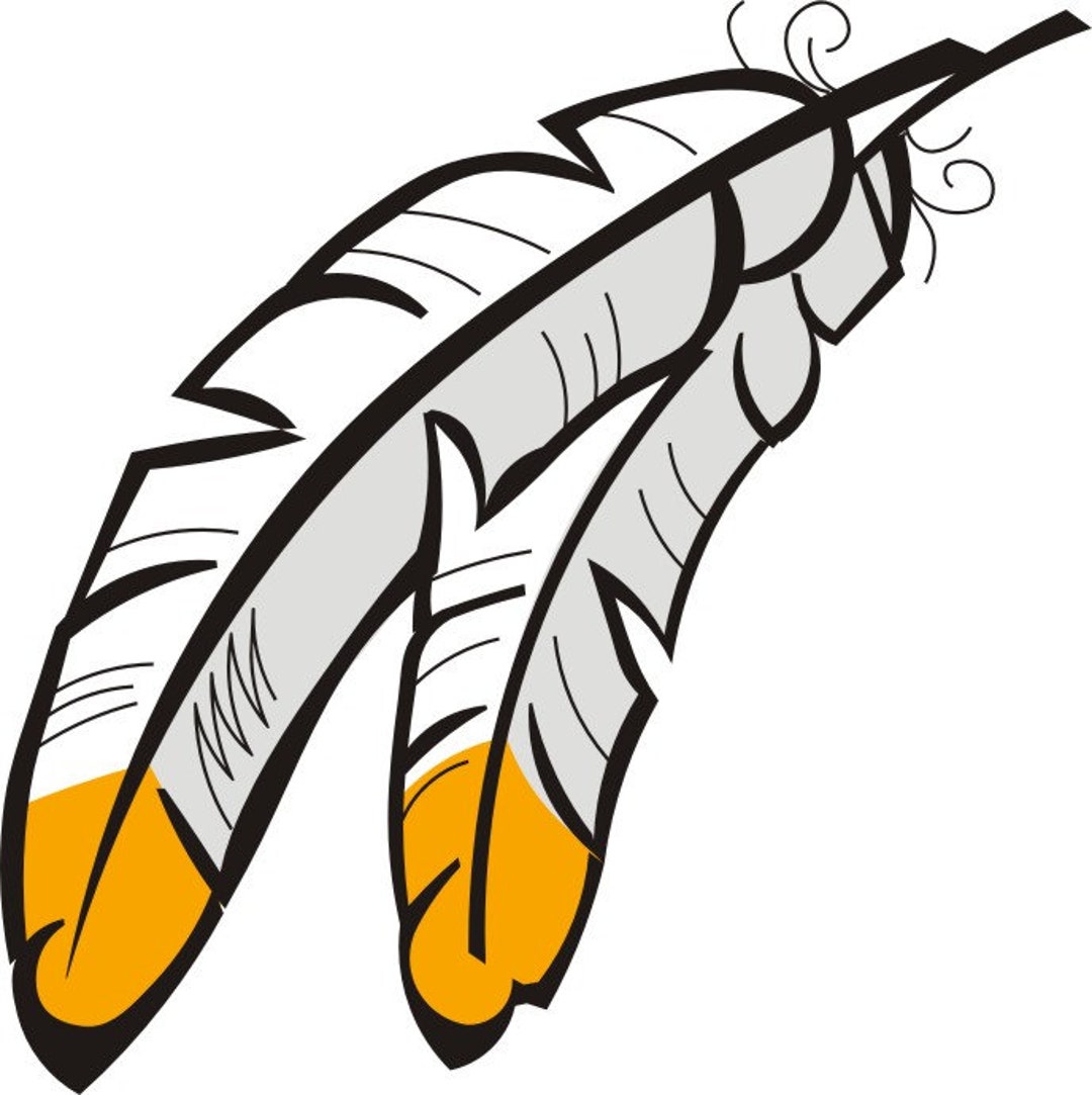 Two Feathers SVG. Ai, PNG. EPS. Jpg Big Size 300 Dpiis - Etsy