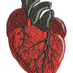 Human Heart Machine Embroidery Design, Instant Download - Etsy