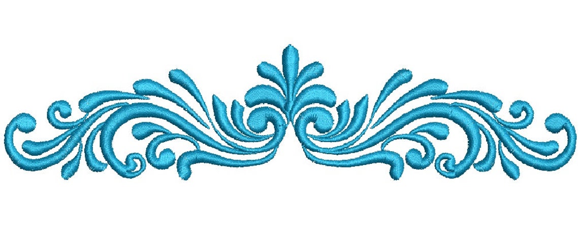 Border Pattern Machine Embroidery Design, This is Not a Real Product ...