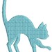 Mini Cat Machine Embroidery Design, This is Not a Real Product, These ...