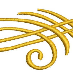 Curlicue Border for Monogram Machine Embroidery Design, This is Not a ...